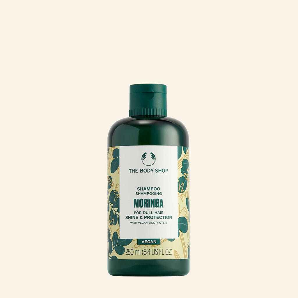 Shampoo De Moringa 250ml Con Protección De Seda Vegana